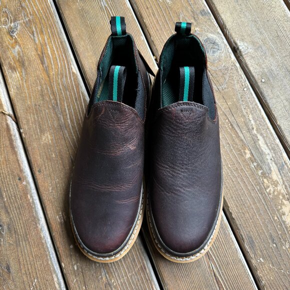 Georgia Boot | Shoes | Nwt Georgia Giant Brown Leather Wedge Romeo Work ...